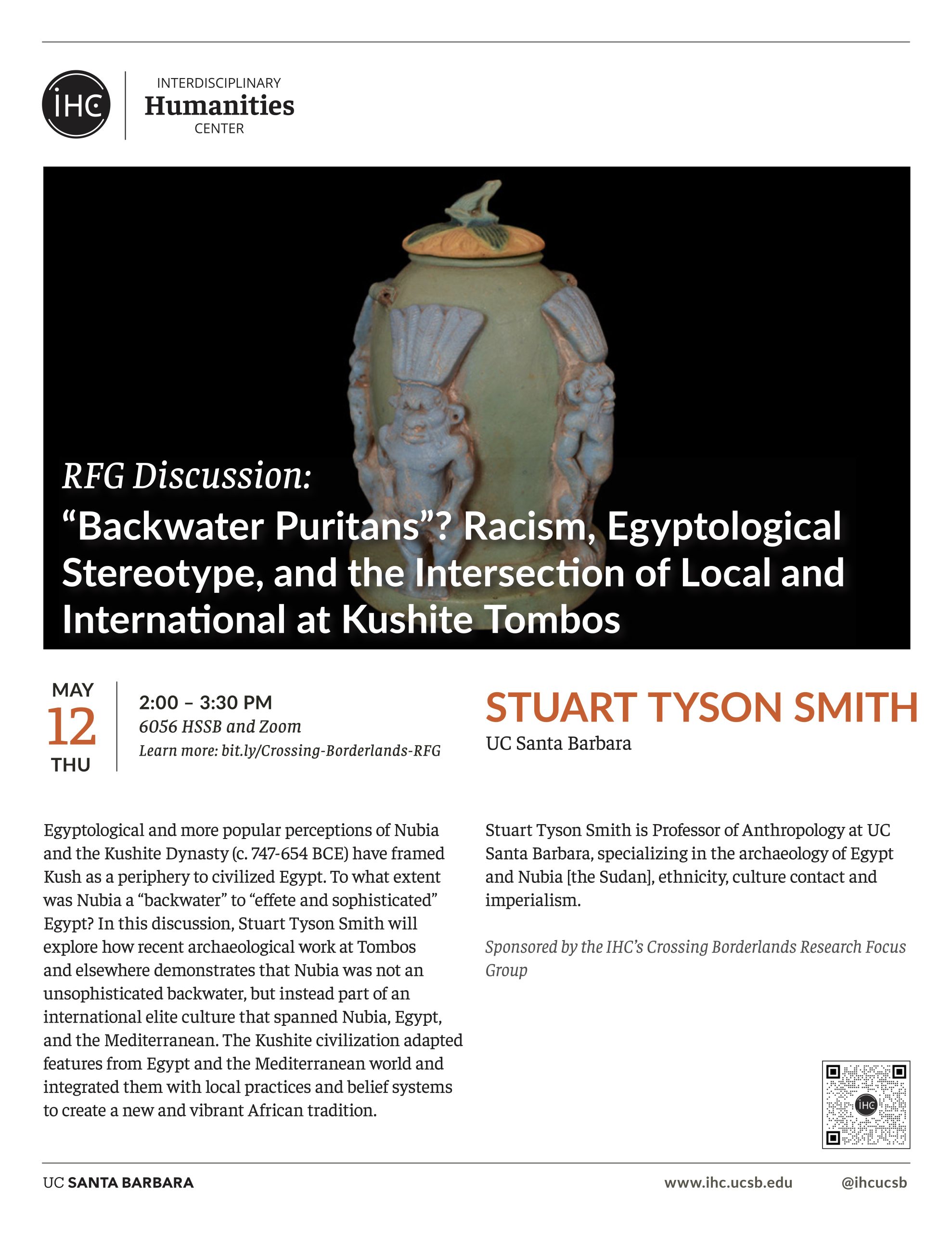 IHC RFG | Crossing Borderlands | Discussion with Stuart Tyson Smith ...